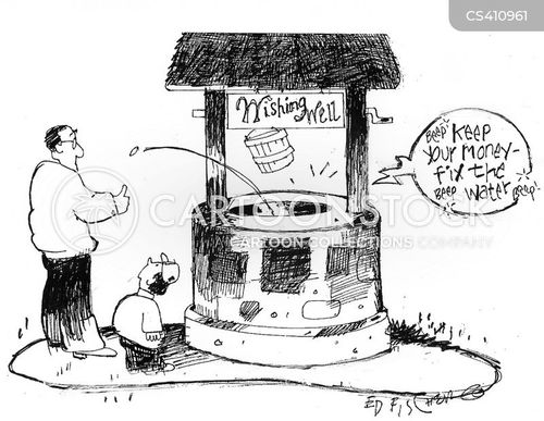 Magic Well Cartoons and Comics - funny pictures from CartoonStock