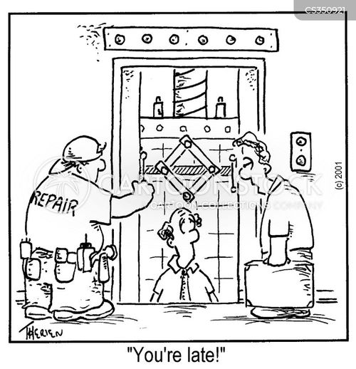 Elevator Repair Cartoons and Comics - funny pictures from CartoonStock