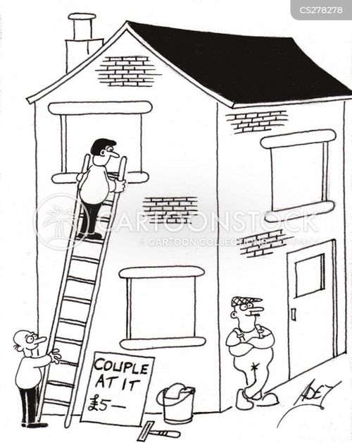 Window Cleaning Cartoons and Comics - funny pictures from CartoonStock