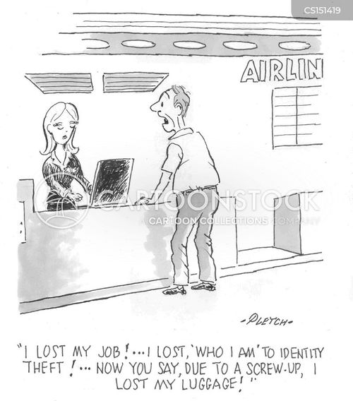 Lost Bags Cartoons and Comics - funny pictures from CartoonStock