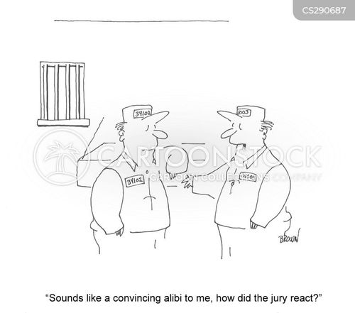Alibi Cartoons and Comics - funny pictures from CartoonStock