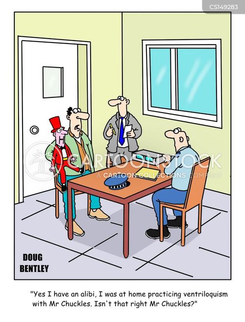 Perfect Alibi Cartoons and Comics - funny pictures from CartoonStock