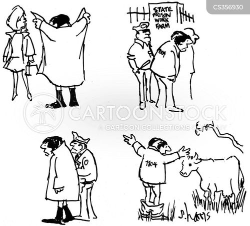 Convicted Felons Cartoons and Comics - funny pictures from CartoonStock