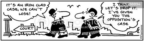 Opposing Cartoons and Comics - funny pictures from CartoonStock