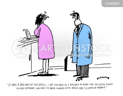 Bad Day At Work Cartoon