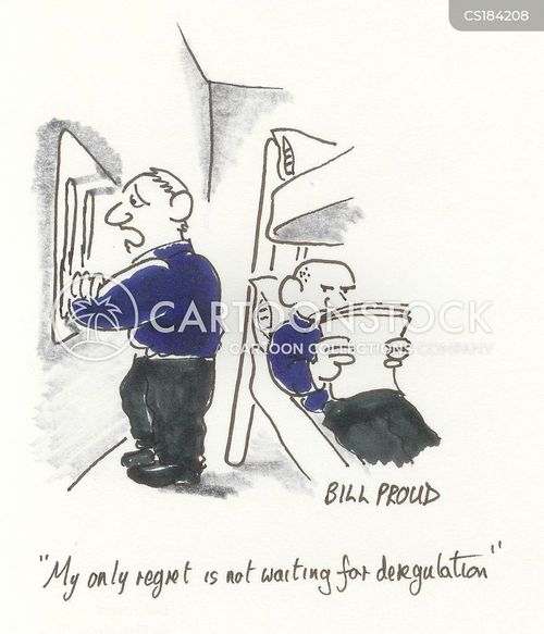 Deregulation Cartoons and Comics - funny pictures from CartoonStock