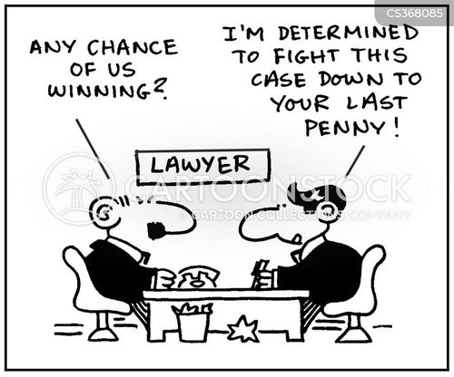 Win The Case Cartoons and Comics - funny pictures from CartoonStock