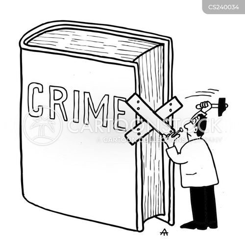 Crime Stories Cartoons and Comics - funny pictures from CartoonStock
