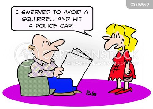 Patrol Car Cartoons and Comics - funny pictures from CartoonStock