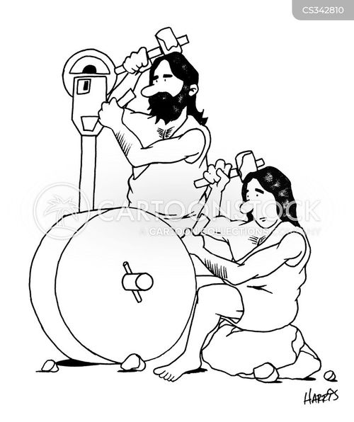 Invent The Wheel Cartoons and Comics - funny pictures from CartoonStock