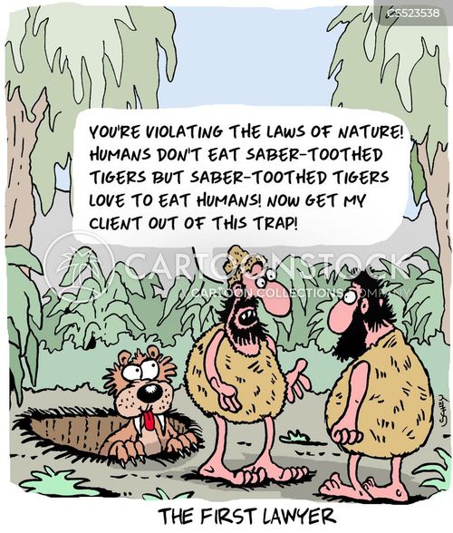 Saber Toothed Tiger Cartoons and Comics - funny pictures from CartoonStock