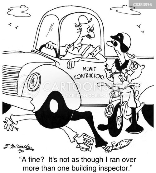 Traffic Fines Cartoons and Comics - funny pictures from CartoonStock