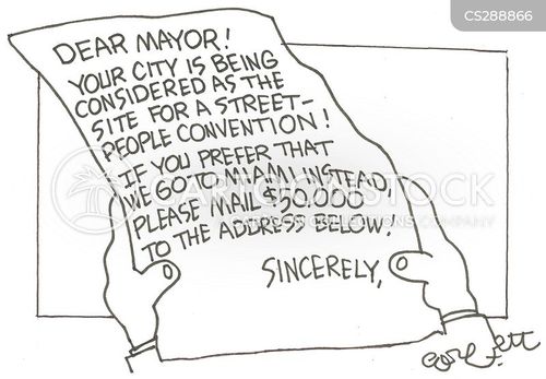 Address The People Cartoons and Comics - funny pictures from CartoonStock
