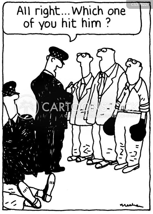 Getting Hit Cartoons and Comics - funny pictures from CartoonStock