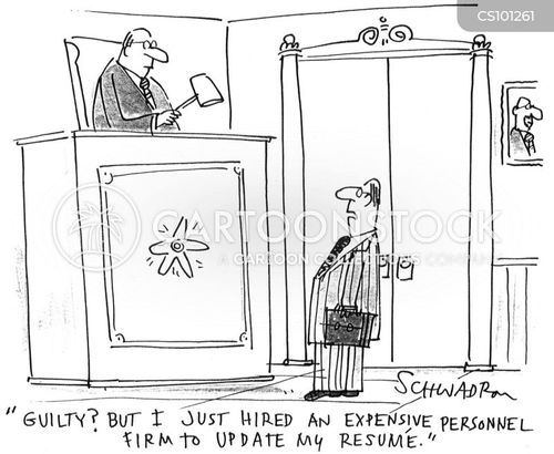 Found Guilty Cartoons and Comics - funny pictures from CartoonStock