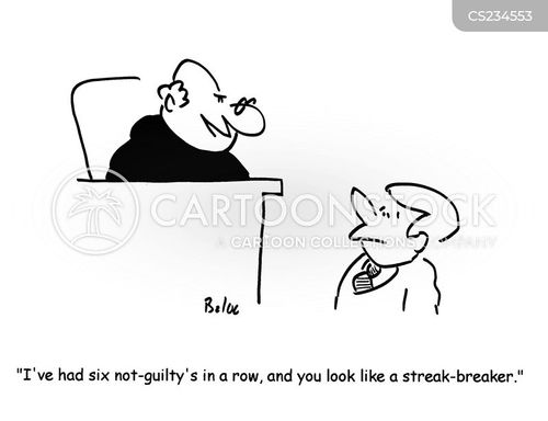 Guilty Or Not Guilty Cartoons and Comics - funny pictures from CartoonStock