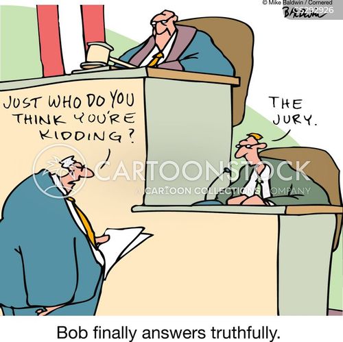 Perjury Cartoons and Comics - funny pictures from CartoonStock
