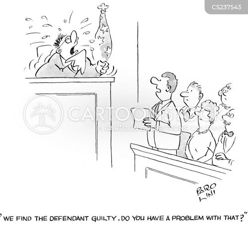 Guilty Verdict Cartoons and Comics - funny pictures from CartoonStock