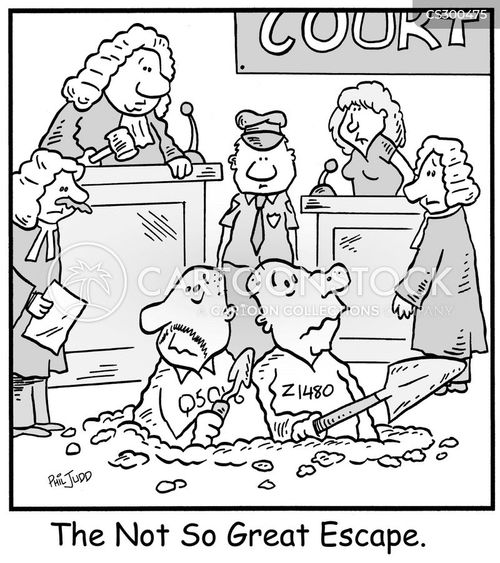 Great Escape Cartoons and Comics - funny pictures from CartoonStock
