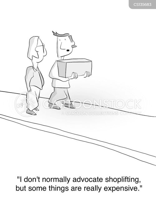 Criminal Conscience Cartoons and Comics - funny pictures from CartoonStock