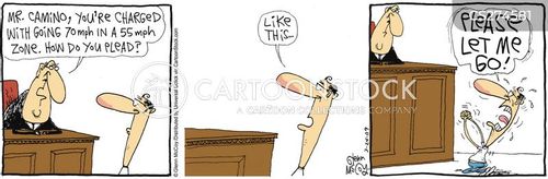 Not Guilty Plea Cartoons and Comics - funny pictures from CartoonStock