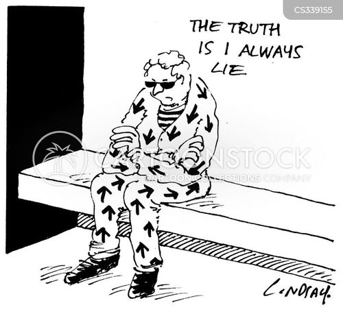 Tell A Lie Cartoons and Comics - funny pictures from CartoonStock