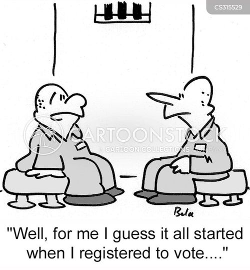 Registered To Vote Cartoons and Comics - funny pictures from CartoonStock