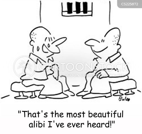 Perfect Alibi Cartoons and Comics - funny pictures from CartoonStock