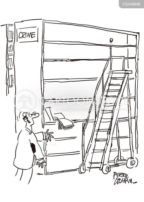 Crime Book Cartoons and Comics - funny pictures from CartoonStock