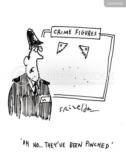 Crime Levels Cartoons and Comics - funny pictures from CartoonStock