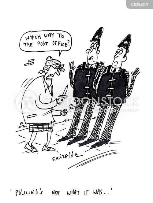 History Of Policing Cartoons and Comics - funny pictures from CartoonStock