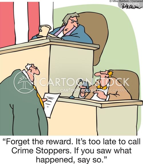 Crime Stoppers Cartoons and Comics - funny pictures from CartoonStock