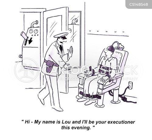 Death Row Prisoner Cartoons and Comics - funny pictures from CartoonStock