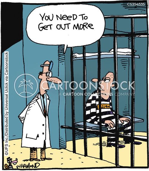 Imprisoned Cartoons and Comics - funny pictures from CartoonStock