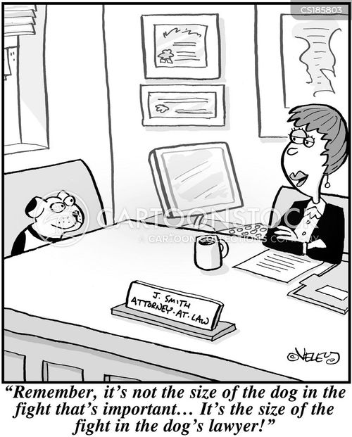 Dog Fight Cartoons and Comics - funny pictures from CartoonStock