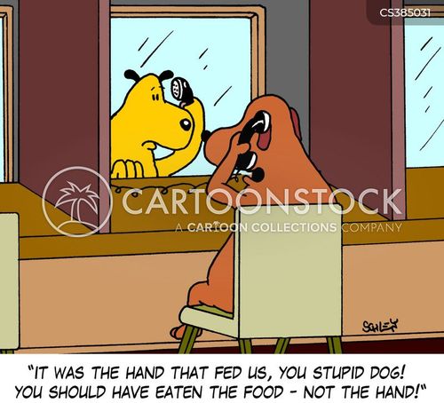 Biting The Hand That Feeds You Cartoons and Comics - funny pictures ...