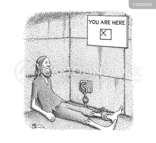 Shackled Cartoons and Comics - funny pictures from CartoonStock