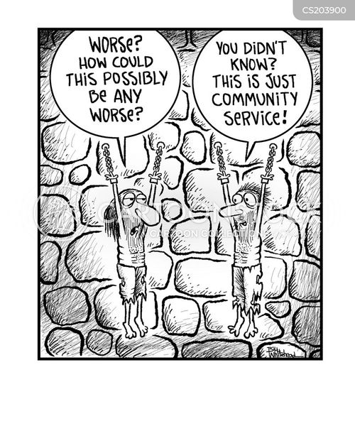 Community Service Cartoons and Comics - funny pictures from CartoonStock