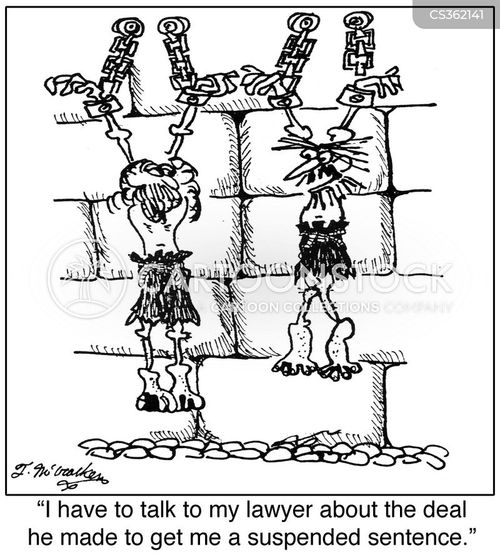 Suspended Sentence Cartoons and Comics - funny pictures from CartoonStock