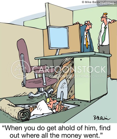 Financial Crimes Cartoons and Comics - funny pictures from CartoonStock