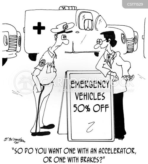 Police Ambulance Cartoons and Comics - funny pictures from CartoonStock