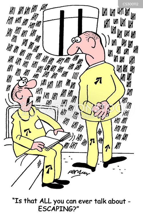 Escaping Prison Cartoons and Comics - funny pictures from CartoonStock