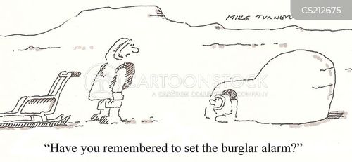 Burglar Alarm Cartoons and Comics - funny pictures from CartoonStock