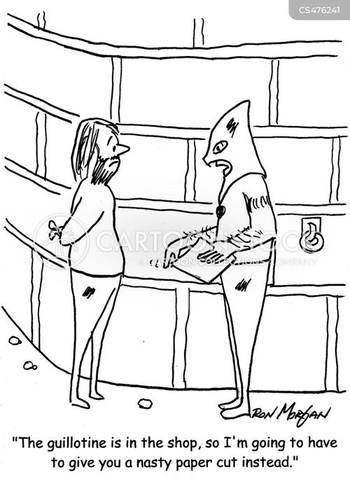 Guillotine Cartoons and Comics - funny pictures from CartoonStock