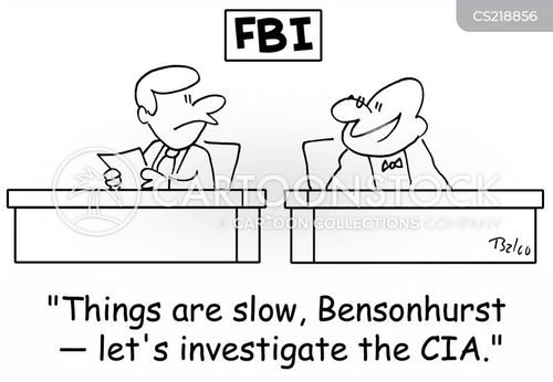 Fbi Agent Cartoons and Comics - funny pictures from CartoonStock