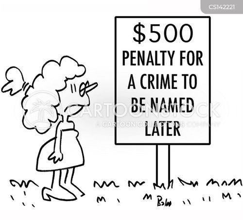 Fixed Penalty Fine Cartoons and Comics - funny pictures from CartoonStock
