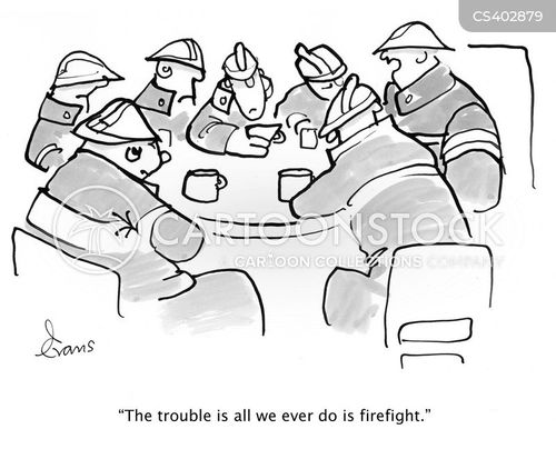 Firefighter Cartoons and Comics - funny pictures from CartoonStock