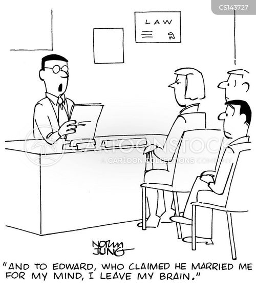 Reading The Will Cartoons and Comics - funny pictures from CartoonStock