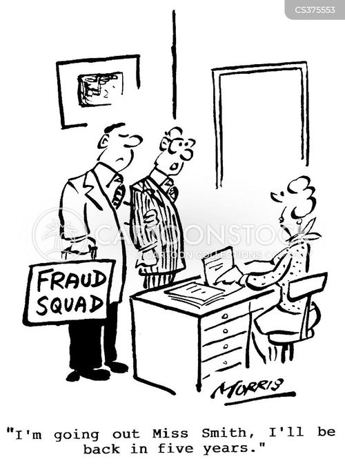 Fraud Squad Cartoons and Comics - funny pictures from CartoonStock