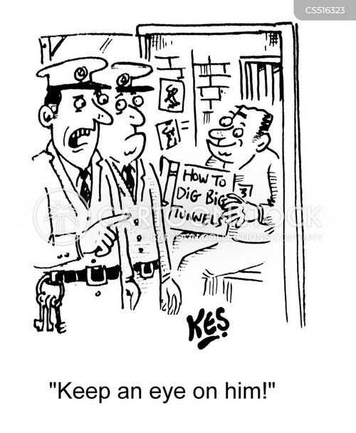Prison Violence Cartoons and Comics - funny pictures from CartoonStock